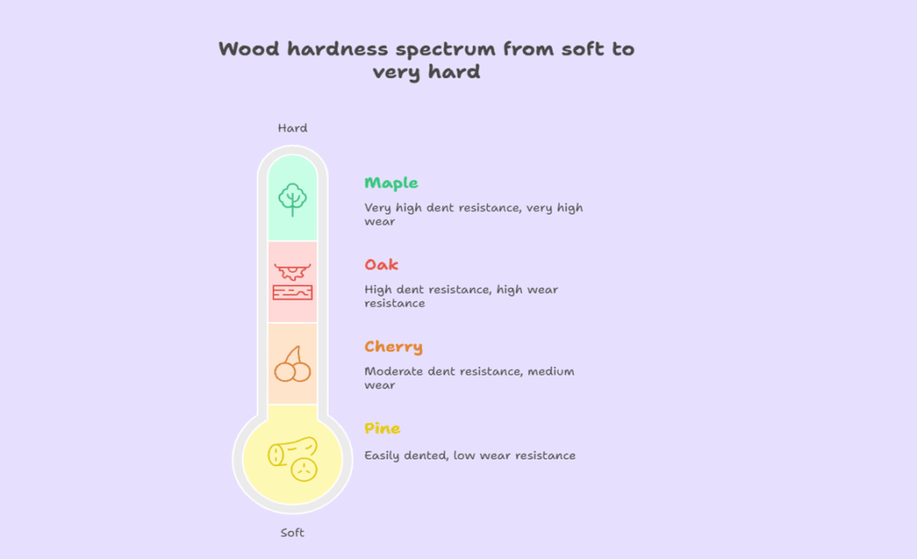Wood Hardness Scale Explained with Real-Life Uses