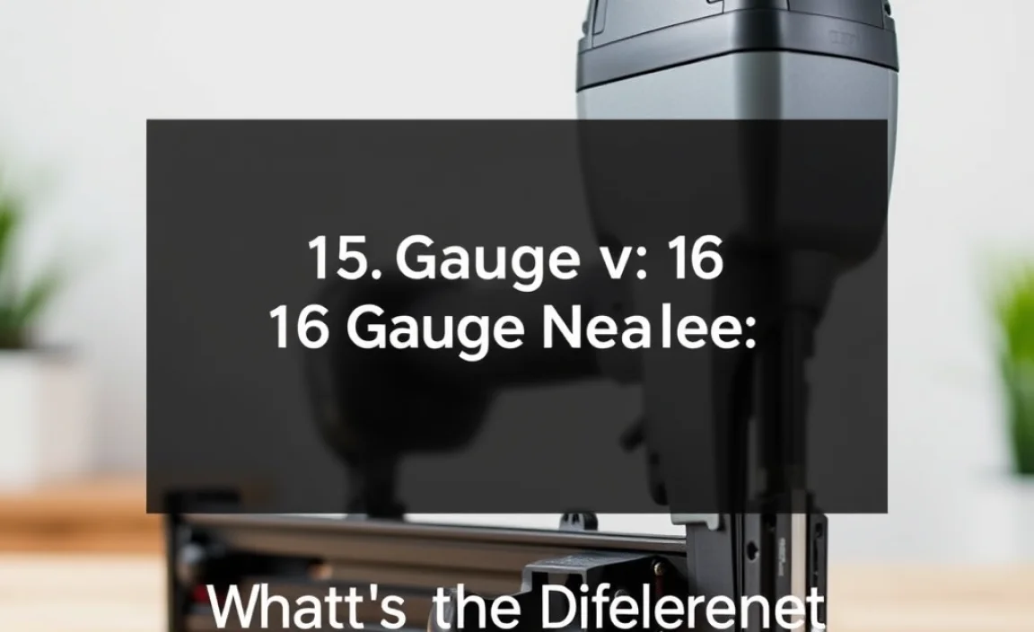 How To Choose: Essential 15 vs 16 Gauge Nailers - Nailer Guy