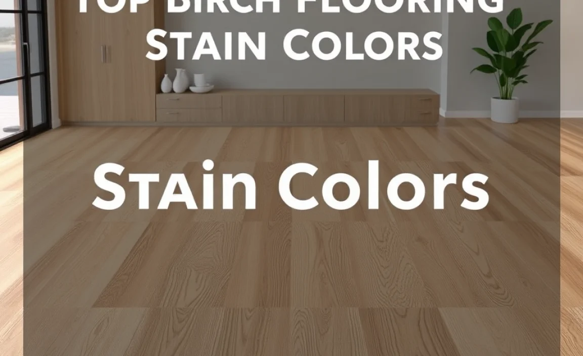 Top Birch Flooring Stain Colors: Discover The Best Choices! - Nailer Guy