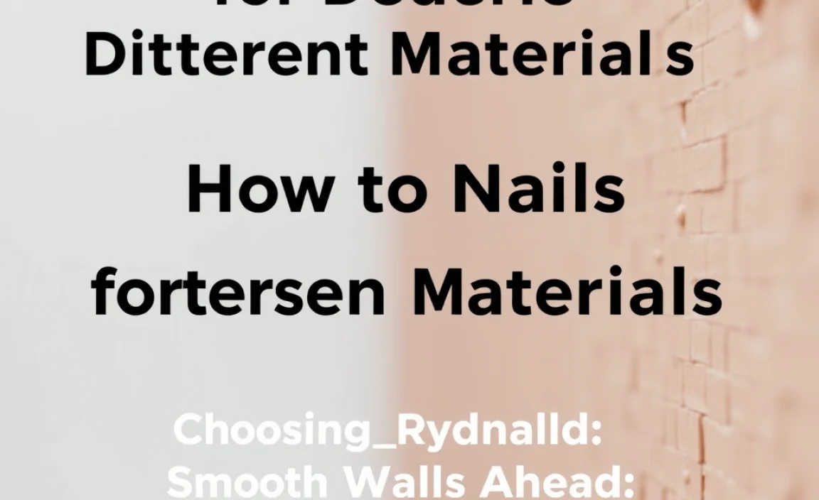 How to Choose Nails for Different Materials: Proven Guide - Nailer Guy