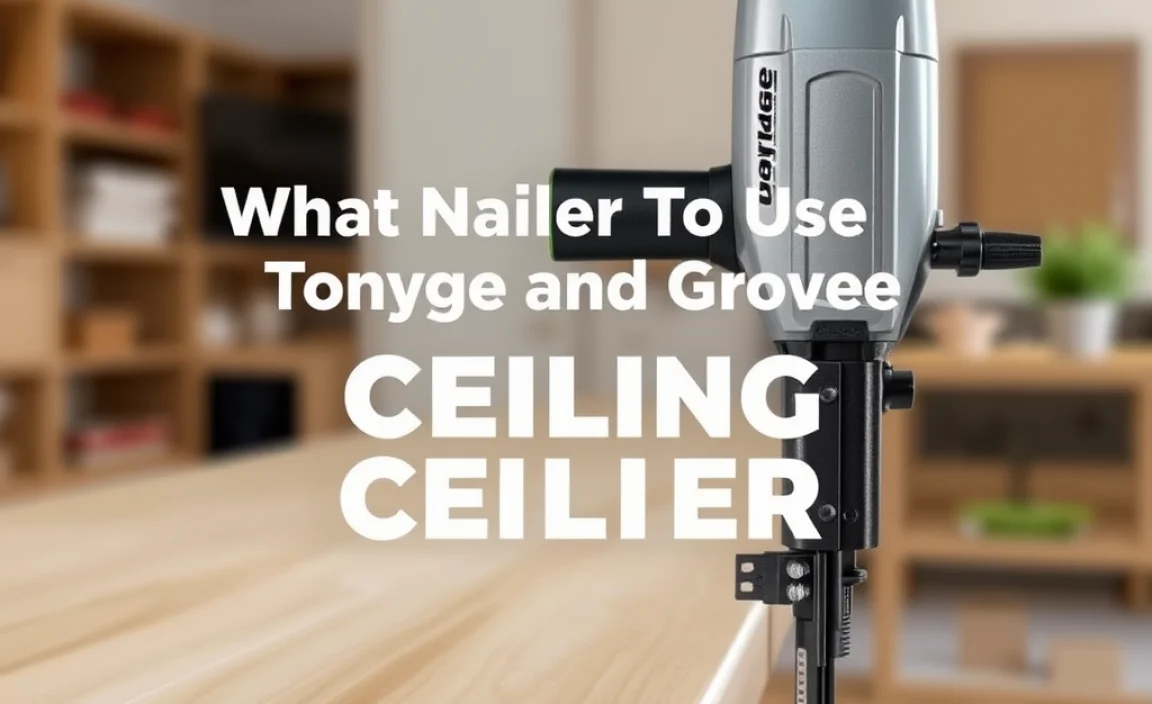 **What Nailer To Use For Tongue and Groove Ceiling: Essential Guide ...