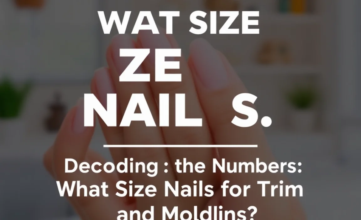 What Size Nails for Trim: Essential Guide Revealed - Nailer Guy