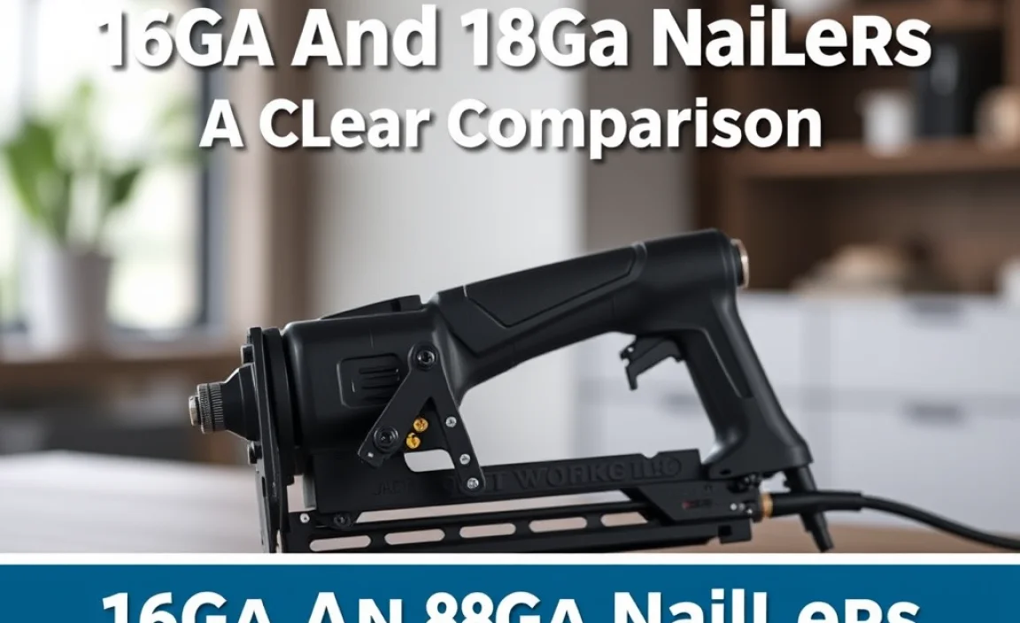 Difference Between 16Ga And 18Ga Nailers: A Clear Comparison - Nailer Guy