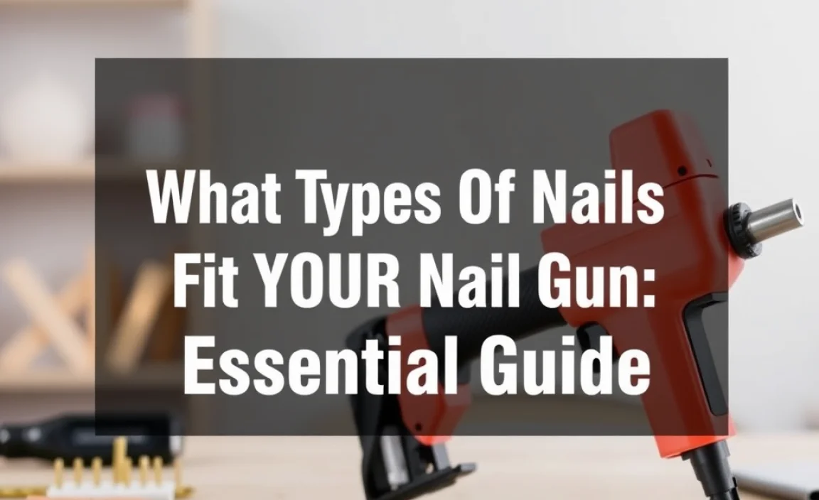 What Types Of Nails Fit A Nail Gun: Essential Guide - Nailer Guy