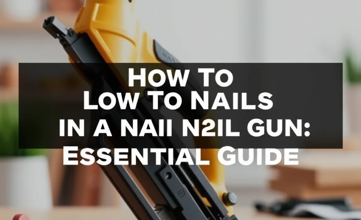 How To Load Nails In A Nail Gun: Essential Guide - Nailer Guy