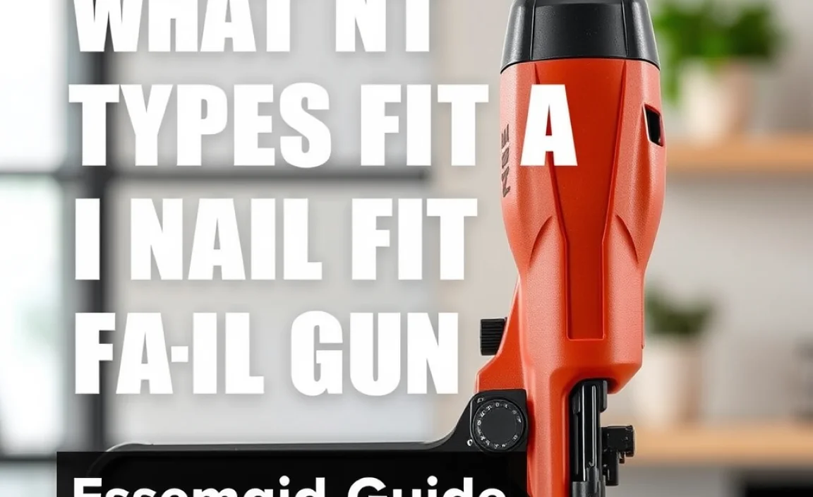 What Types Of Nails Fit A Nail Gun: Essential Guide - Nailer Guy