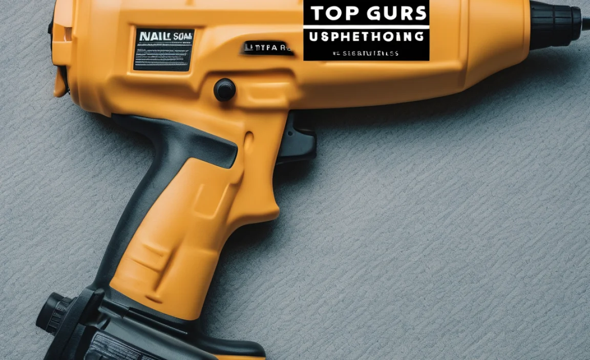 Top Nail Guns: Essential For Upholstery Pros - Nailer Guy