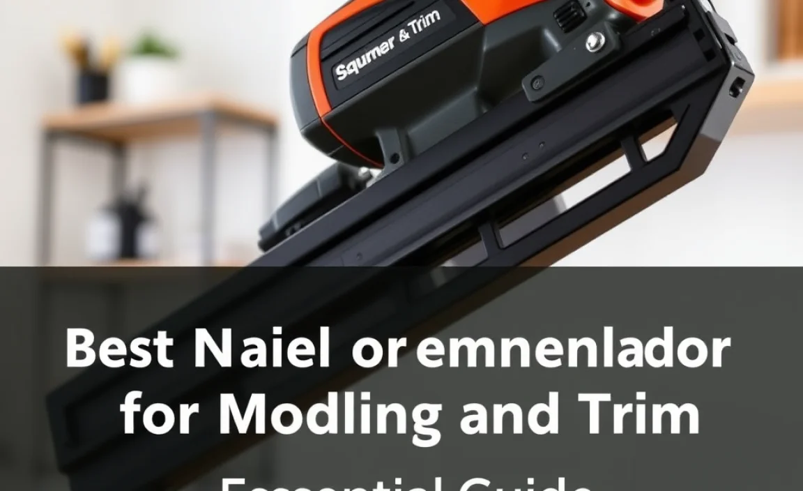 Best Nailer for Molding & Trim: Essential Guide - Nailer Guy
