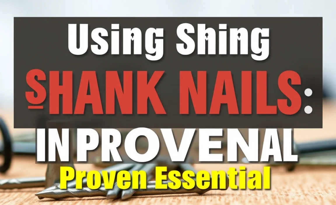 Using Ring Shank Nails in Nailers: Proven Essential - Nailer Guy