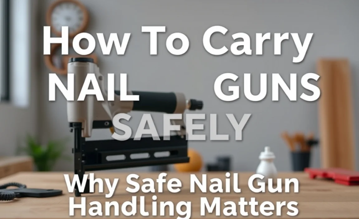 How To Carry Nail Guns Safely: Essential Guide - Nailer Guy