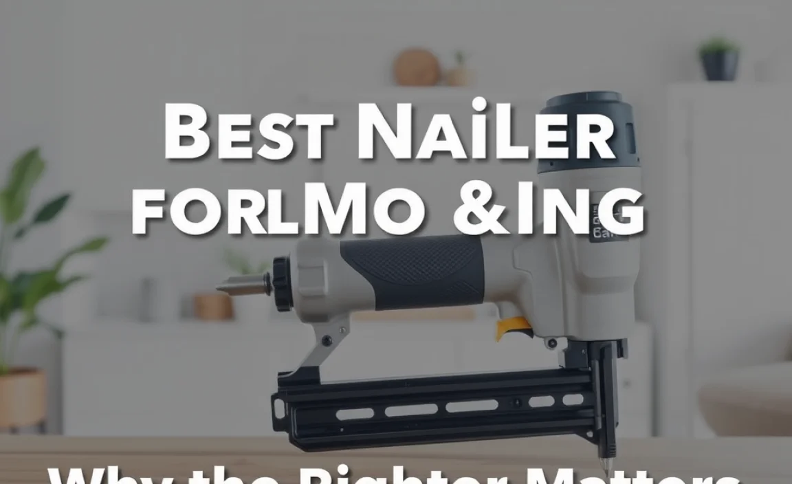 Best Nailer for Molding & Trim: Essential Guide - Nailer Guy