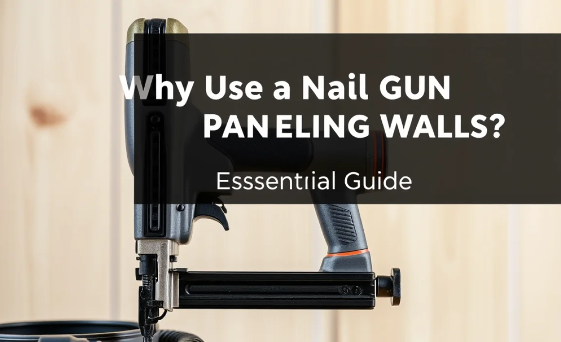 Nail Gun for Paneling Walls: Essential Guide - Nailer Guy