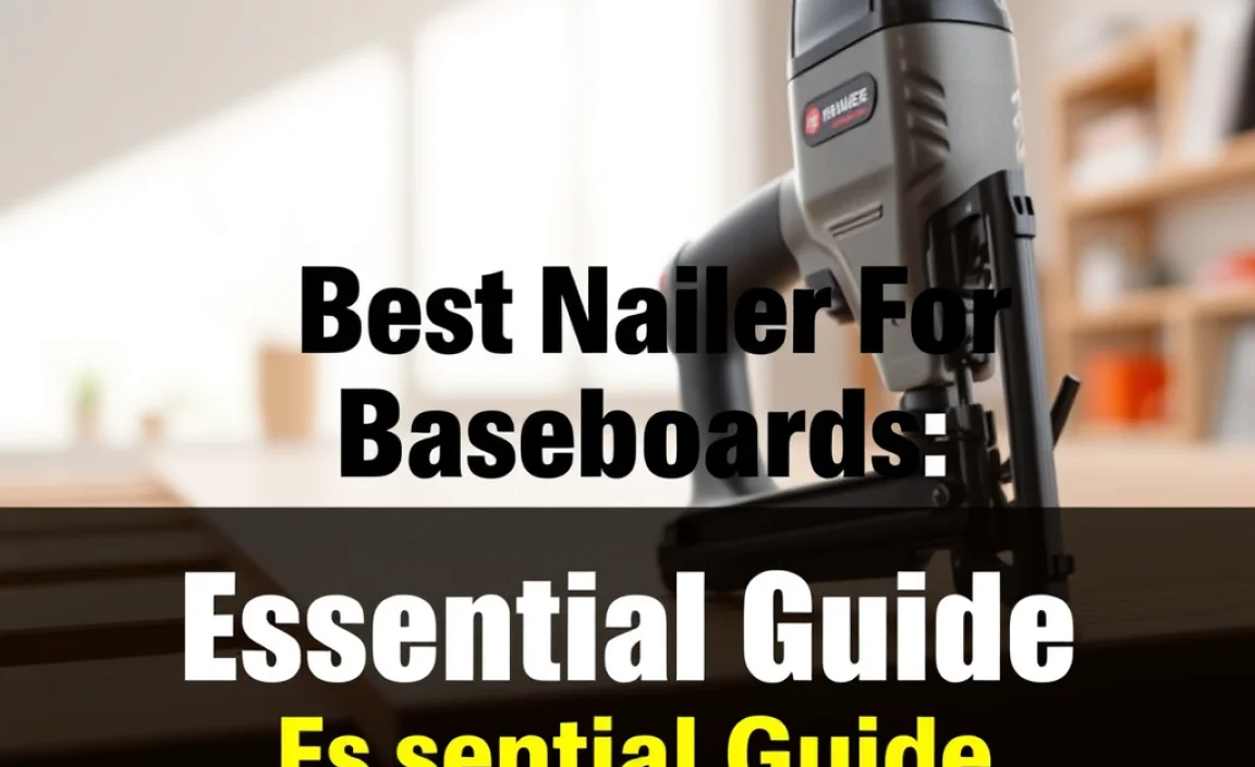 Best Nailer For Baseboards: Essential Guide - Nailer Guy