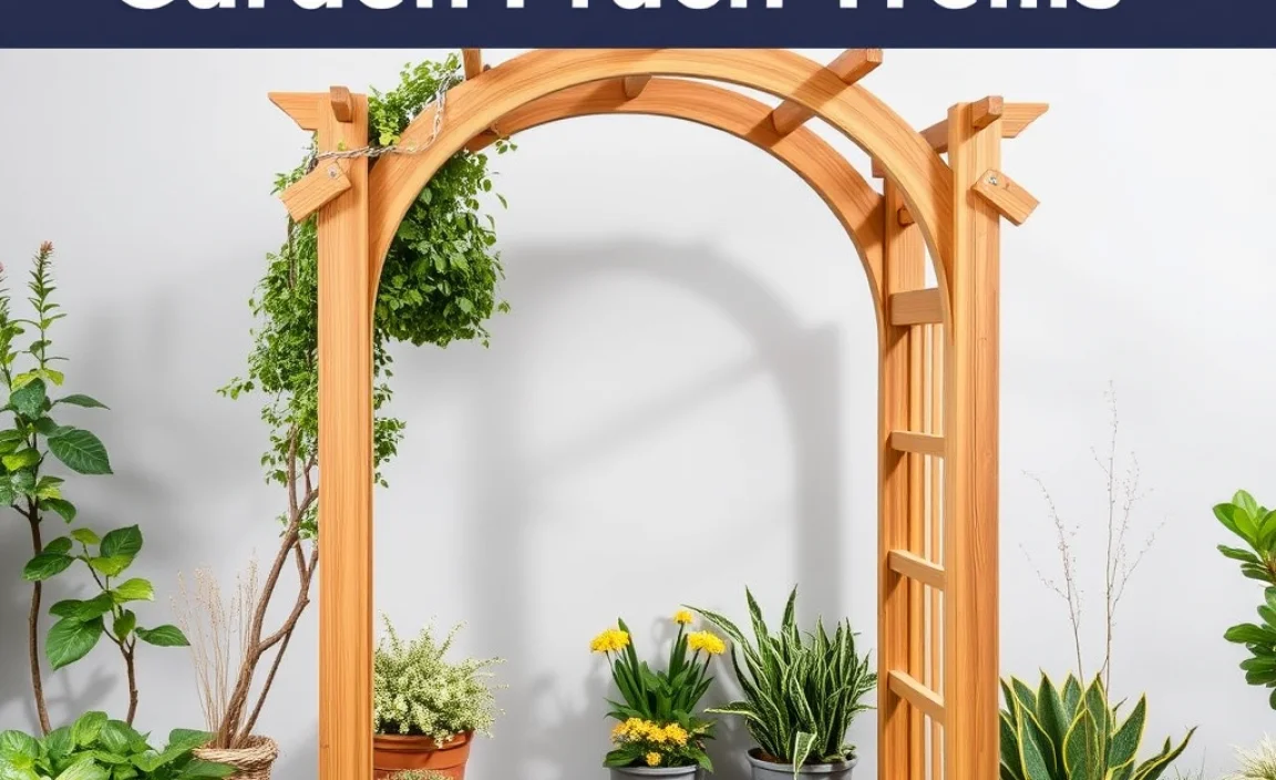 Building a Wooden Garden Arch Trellis: Essential Guide - Nailer Guy
