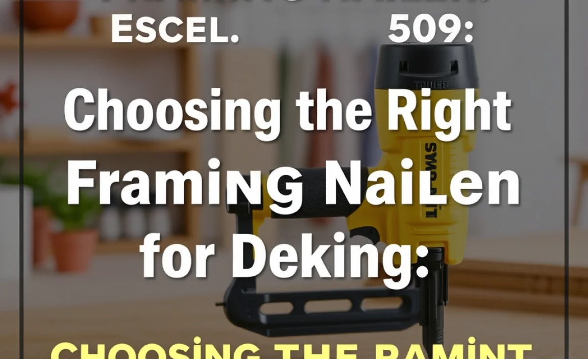 How to Use Framing Nailer: Essential Decking Guide - Nailer Guy