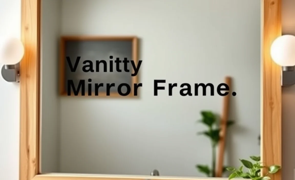 Building a Wooden Vanity Mirror Frame: Essential Guide - Nailer Guy