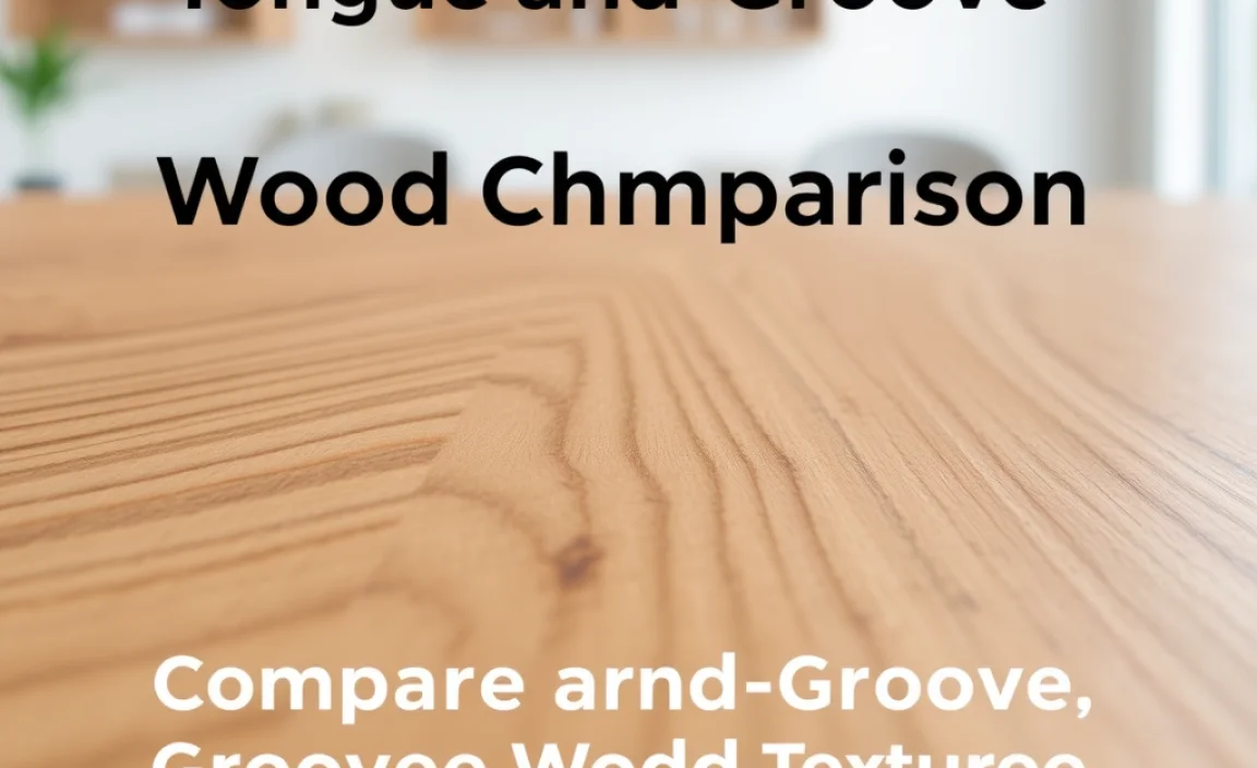 Tongue and Groove Wood Texture Comparison: Essential Insights - Nailer Guy
