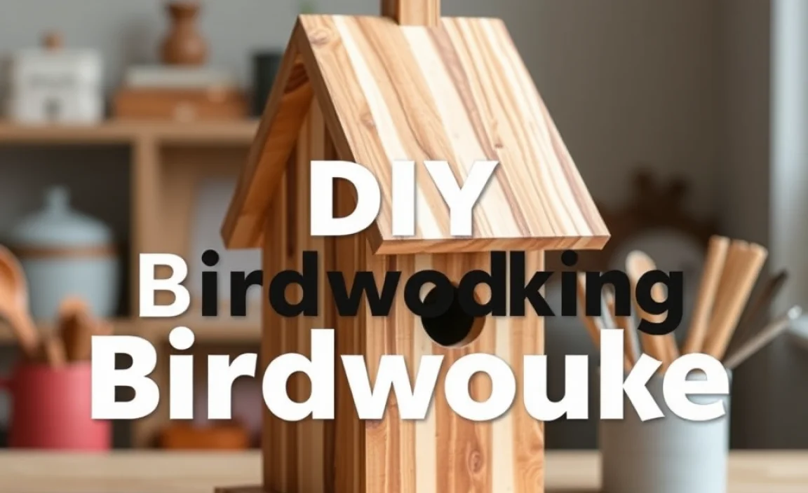 DIY Wooden Birdhouse Woodworking Project: Genius Essential - Nailer Guy