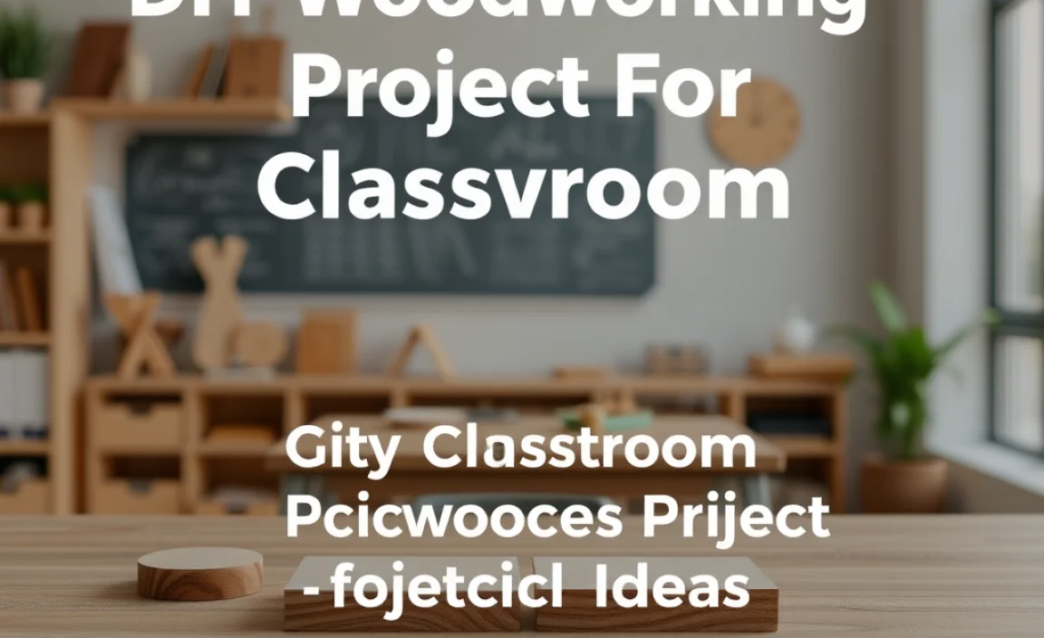 DIY Woodworking Project For Classroom: Genius Solutions - Nailer Guy