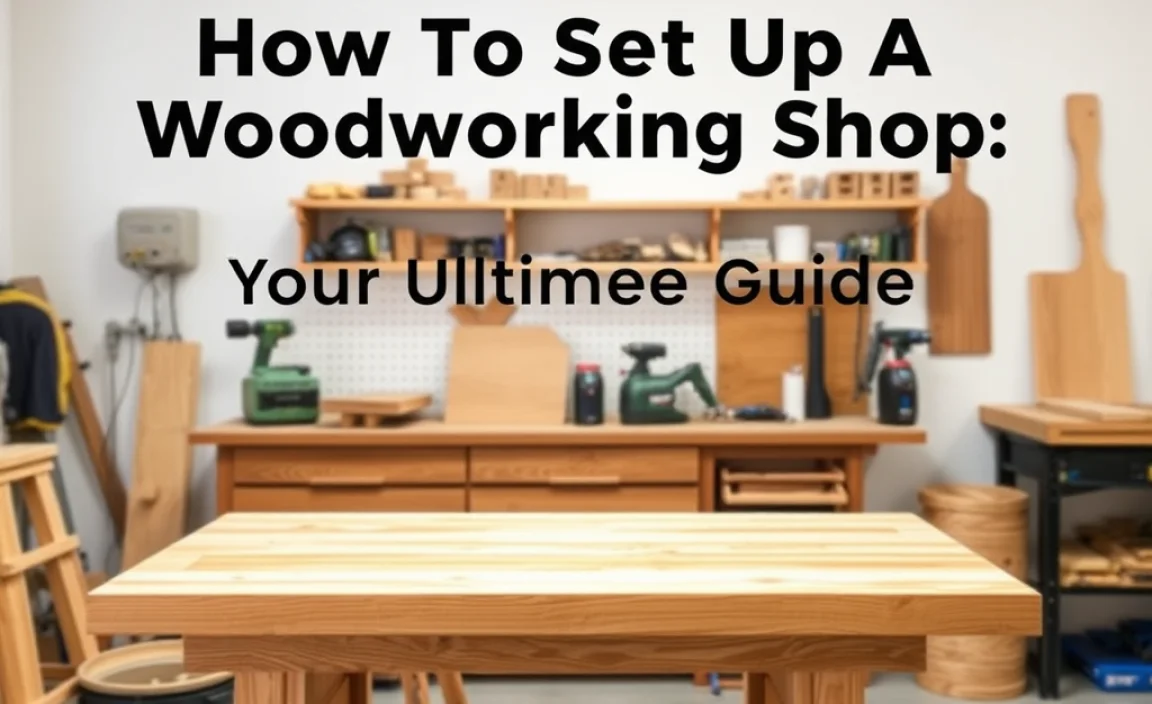How To Set Up A Woodworking Shop: Your Ultimate Guide - Nailer Guy