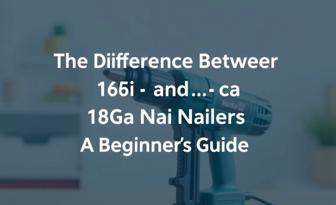 Difference Between 16Ga And 18Ga Nailers: A Beginner'S Guide - Nailer Guy