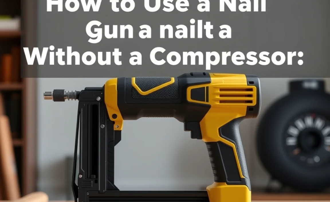 How to Use a Nail Gun Without a Compressor: Proven Effortless Guide ...