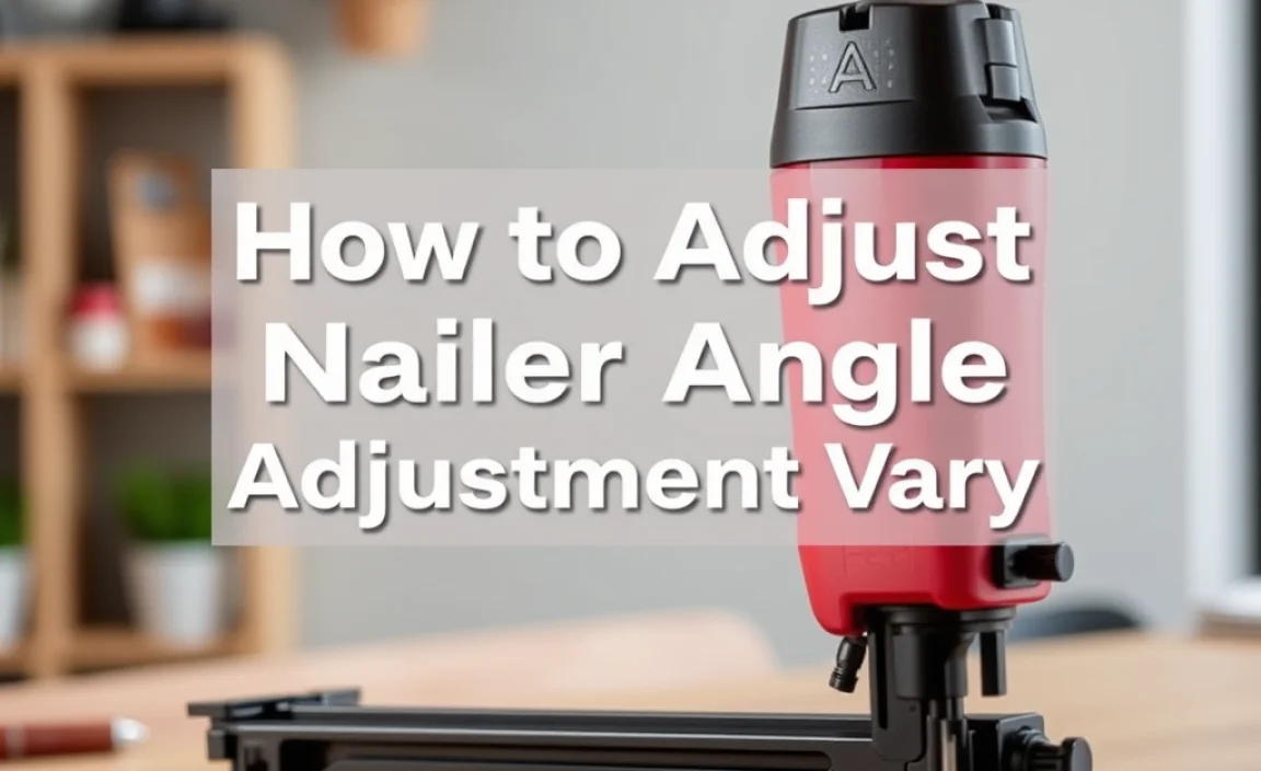 How to Adjust Nailer Angle: Essential Guide - Nailer Guy