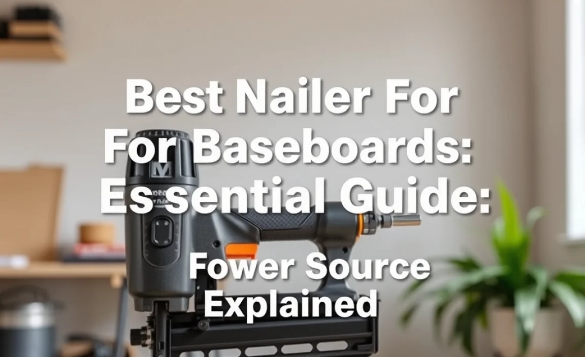 Best Nailer For Baseboards: Essential Guide - Nailer Guy