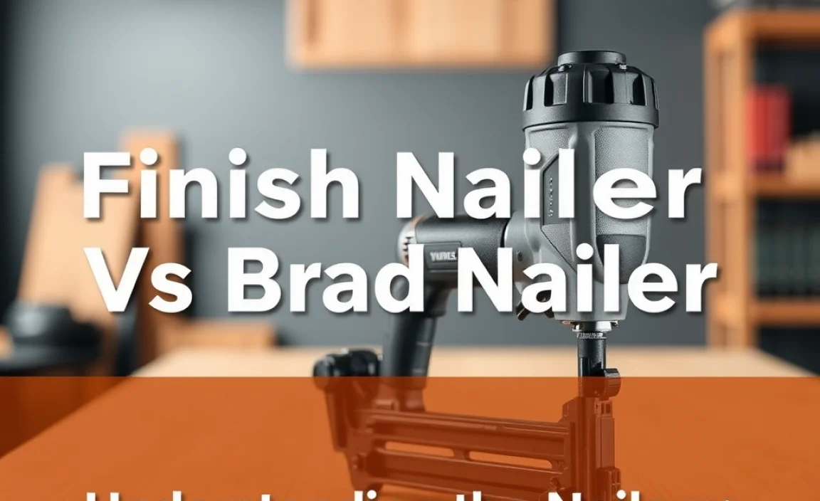 Finish Nailer Vs Brad Nailer: Essential Guide - Nailer Guy