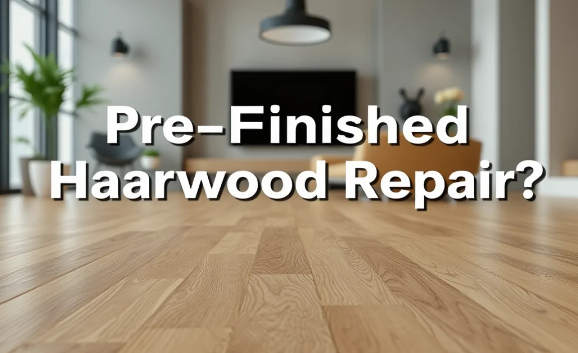 Pre-Finished Hardwood Repair: Proven Fix - Nailer Guy