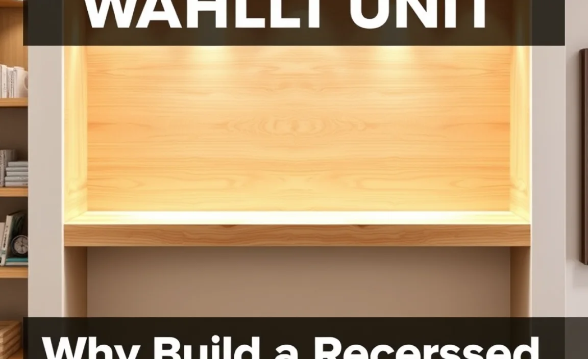 DIY Wooden Recessed Wall Shelf Unit: Genius Storage Solution - Nailer Guy