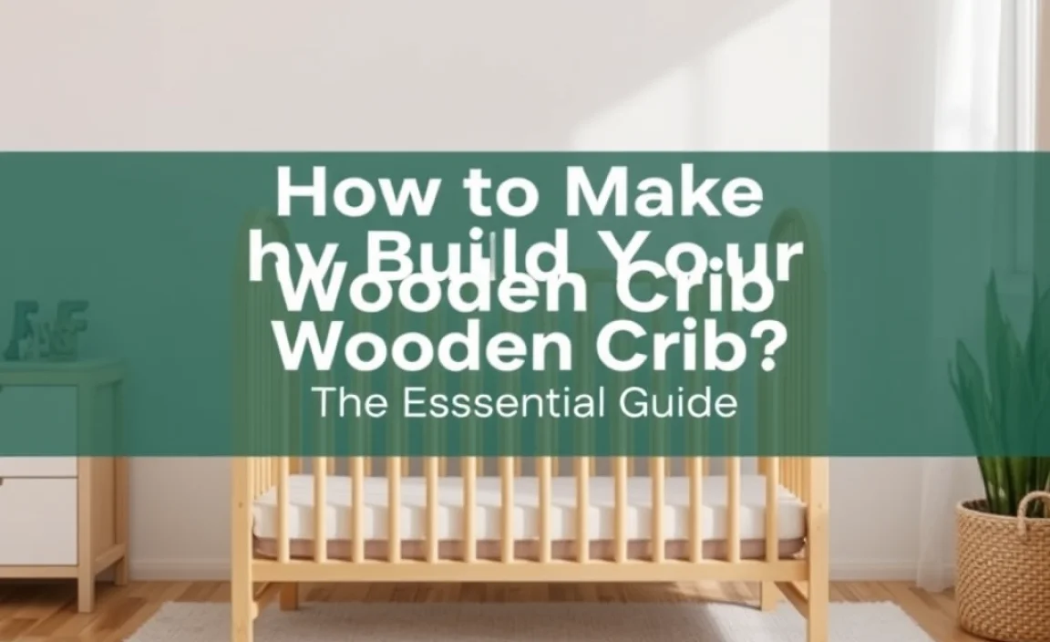 How to Make a Wooden Crib for Baby: Essential Guide - Nailer Guy