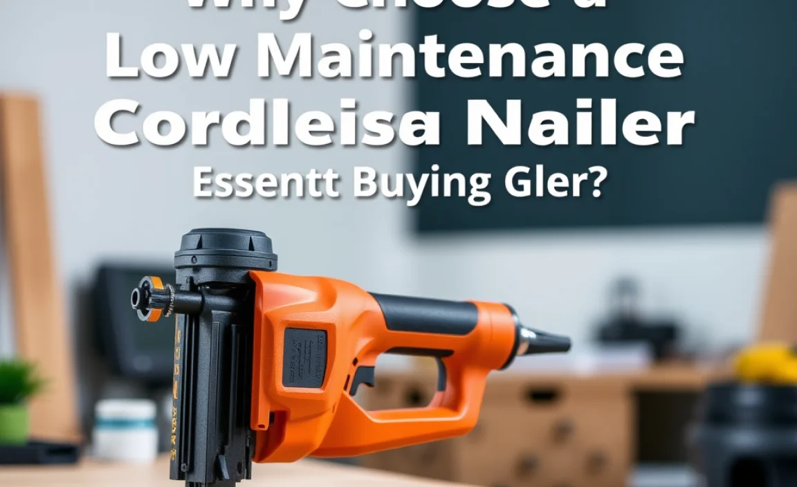 Low Maintenance Cordless Nailer: Essential Buying Guide - Nailer Guy