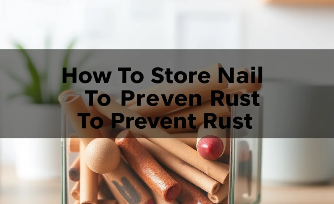 How To Store Nails To Prevent Rust: Proven Easy Care - Nailer Guy